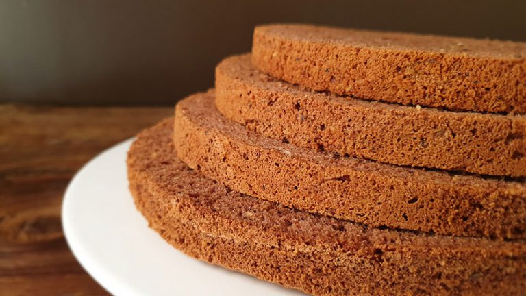 Locker Saftiger Haselnussbiskuit - fabcakes